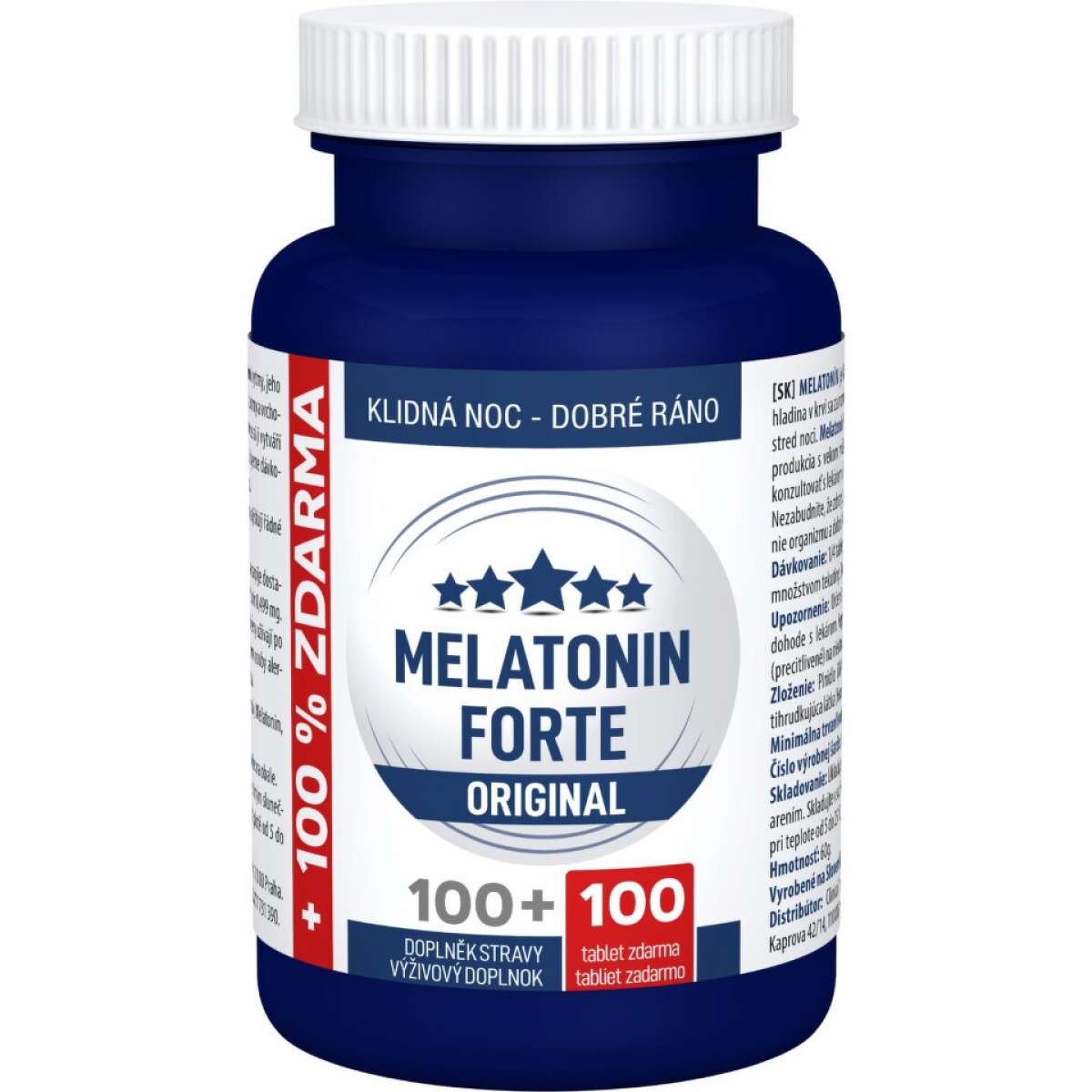 Clinical Melatonin Forte ORIGINAL tbl.100+100 | StMaria.cz